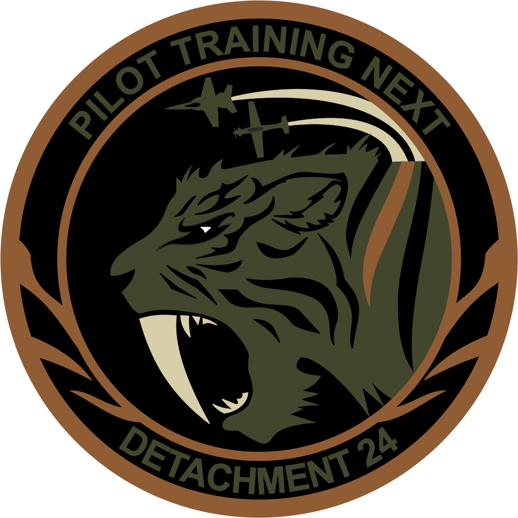 Randolph AFB Det 24 PTN Pilot Training Next Green Patch 3.5" Green ...