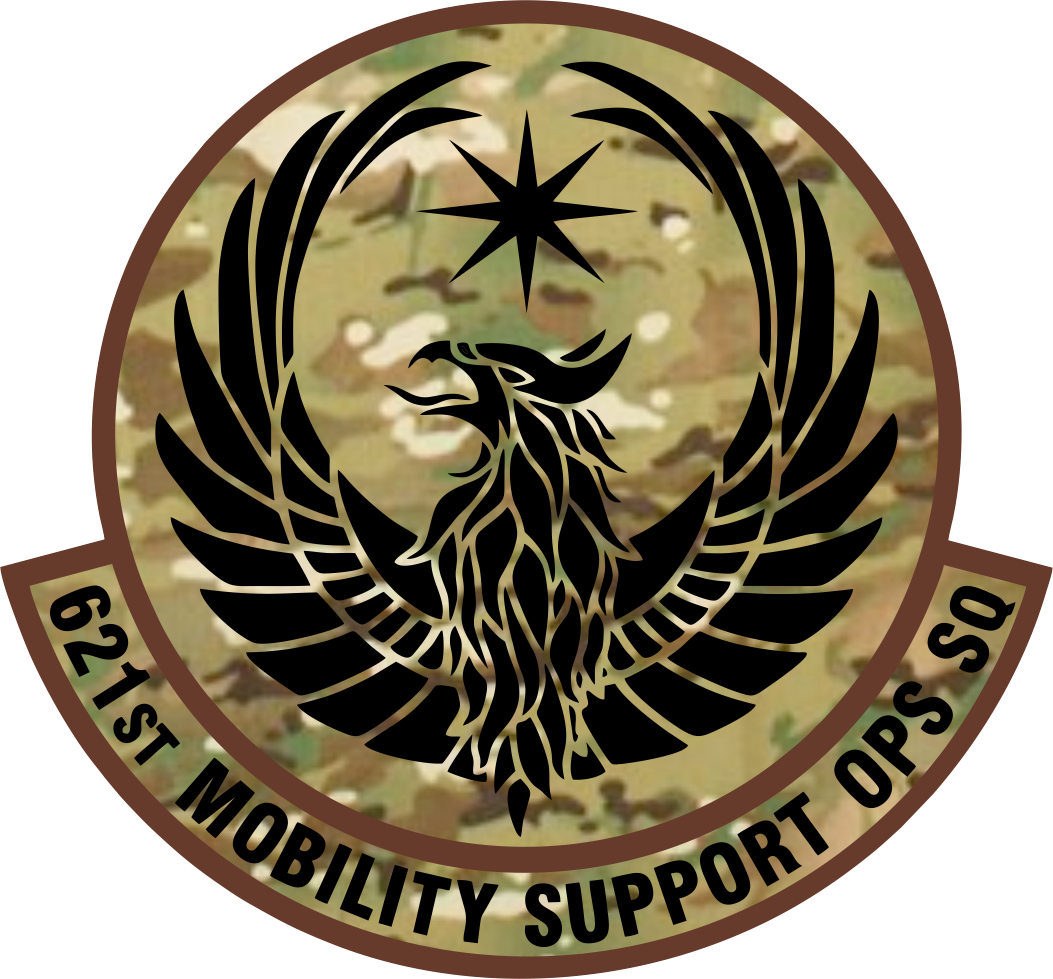 McGuire AFB 621st Mobility Support Ops Sq 3.5" OCP Mult-Cam B/G with ...